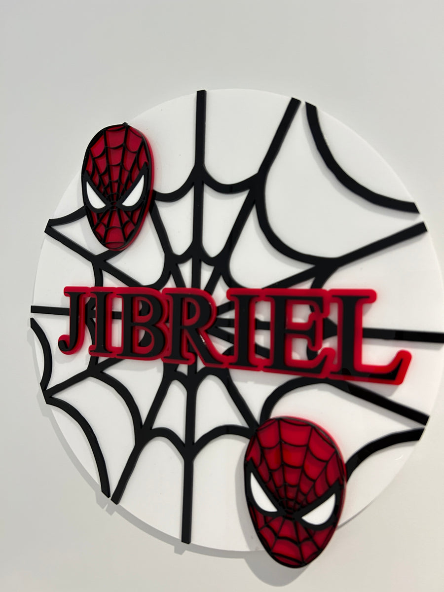 Spider-Man door sign – M.A.Desiignss